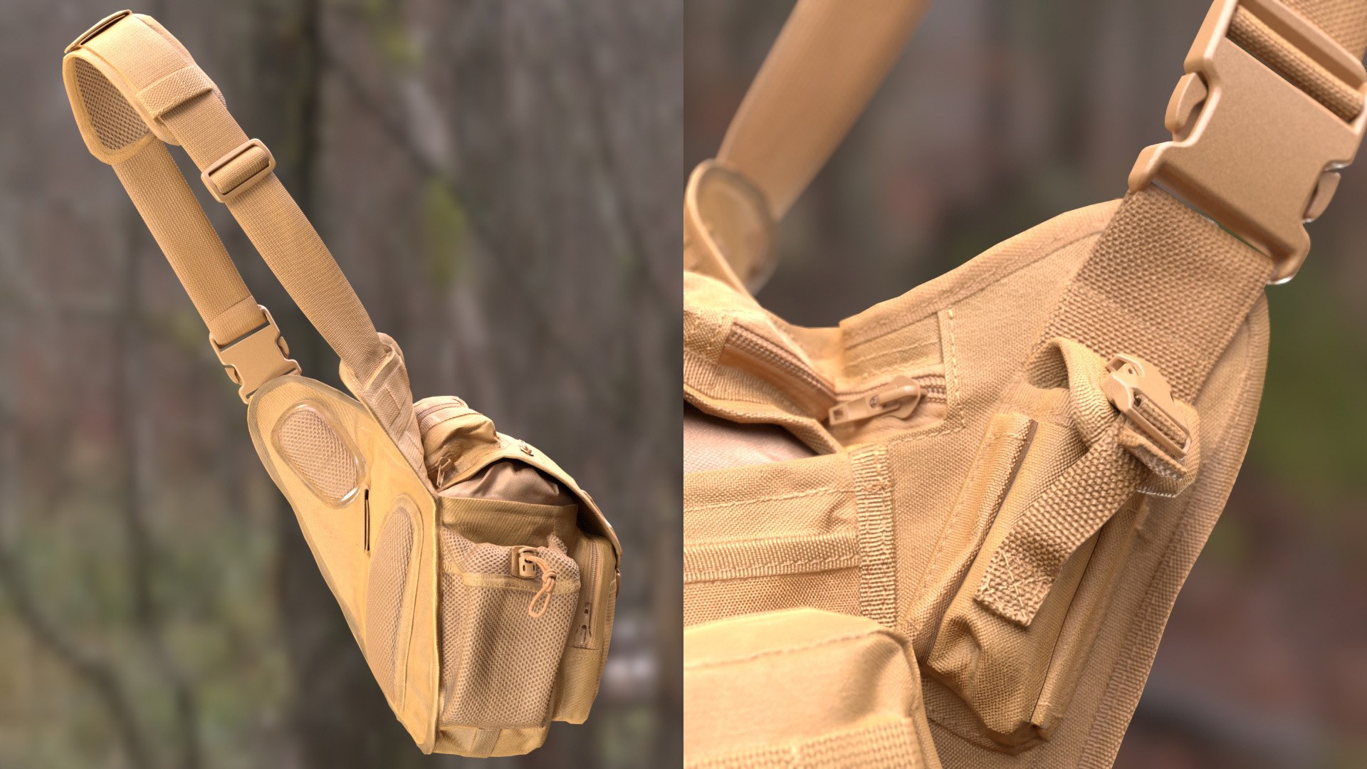 3D Tactical Shoulder Bag 126 - All MH Bodies And UE5 Skeletons - Rigged ...