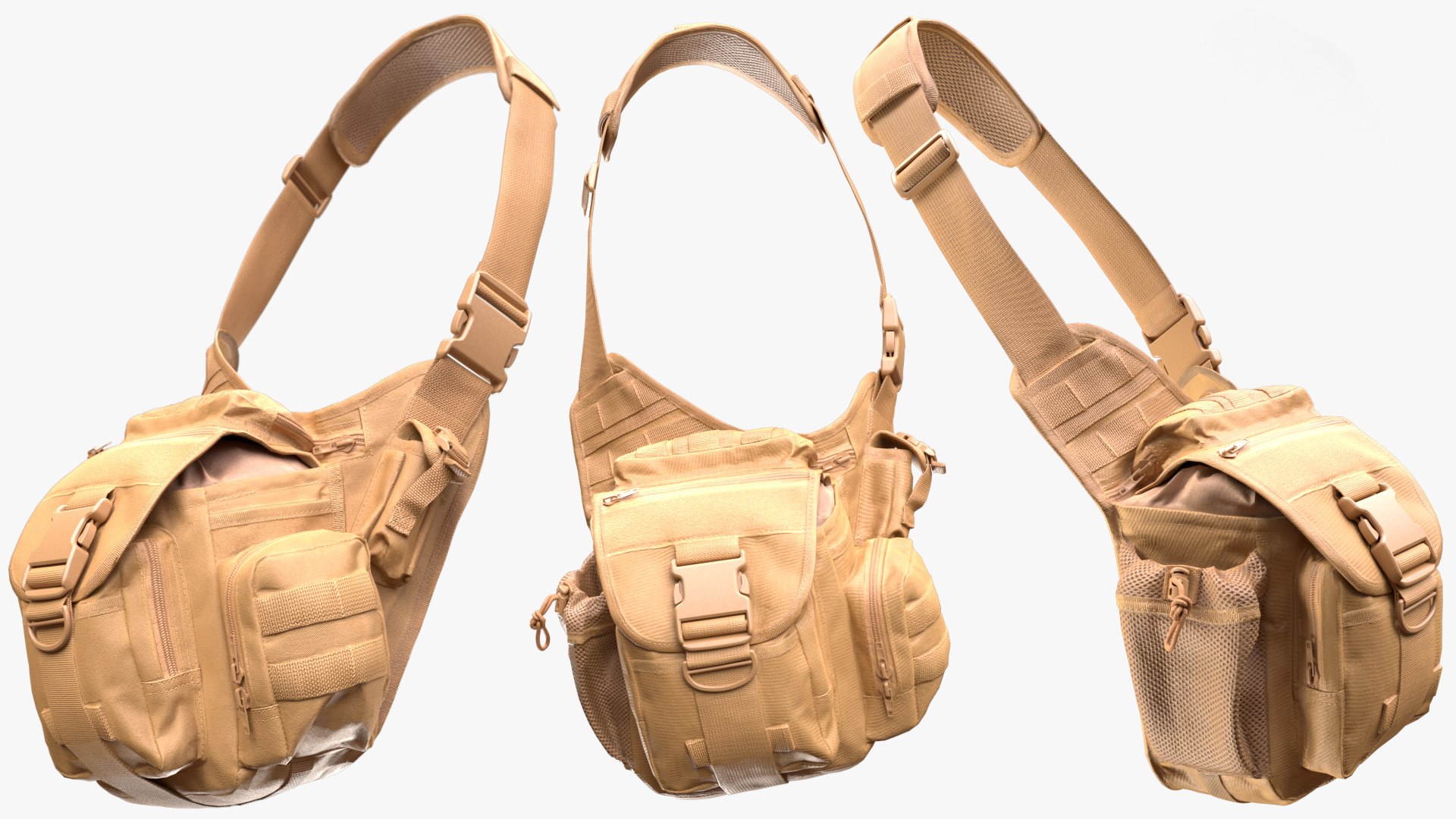 3D Tactical Shoulder Bag 126 - All MH Bodies And UE5 Skeletons - Rigged ...