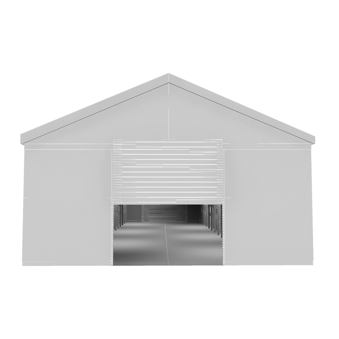 Warehouse Building 3d Model