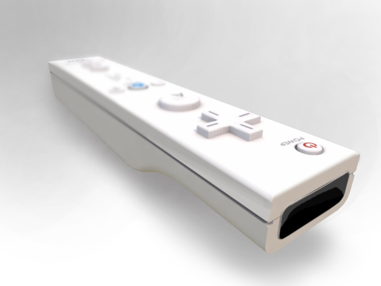 nintendo wii controller 3d model