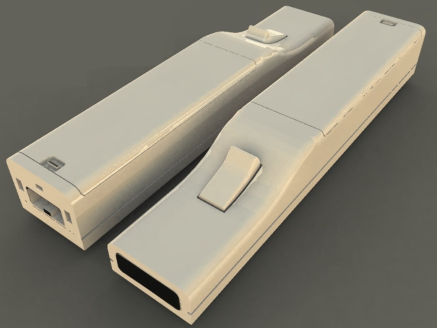 nintendo wii controller 3d model