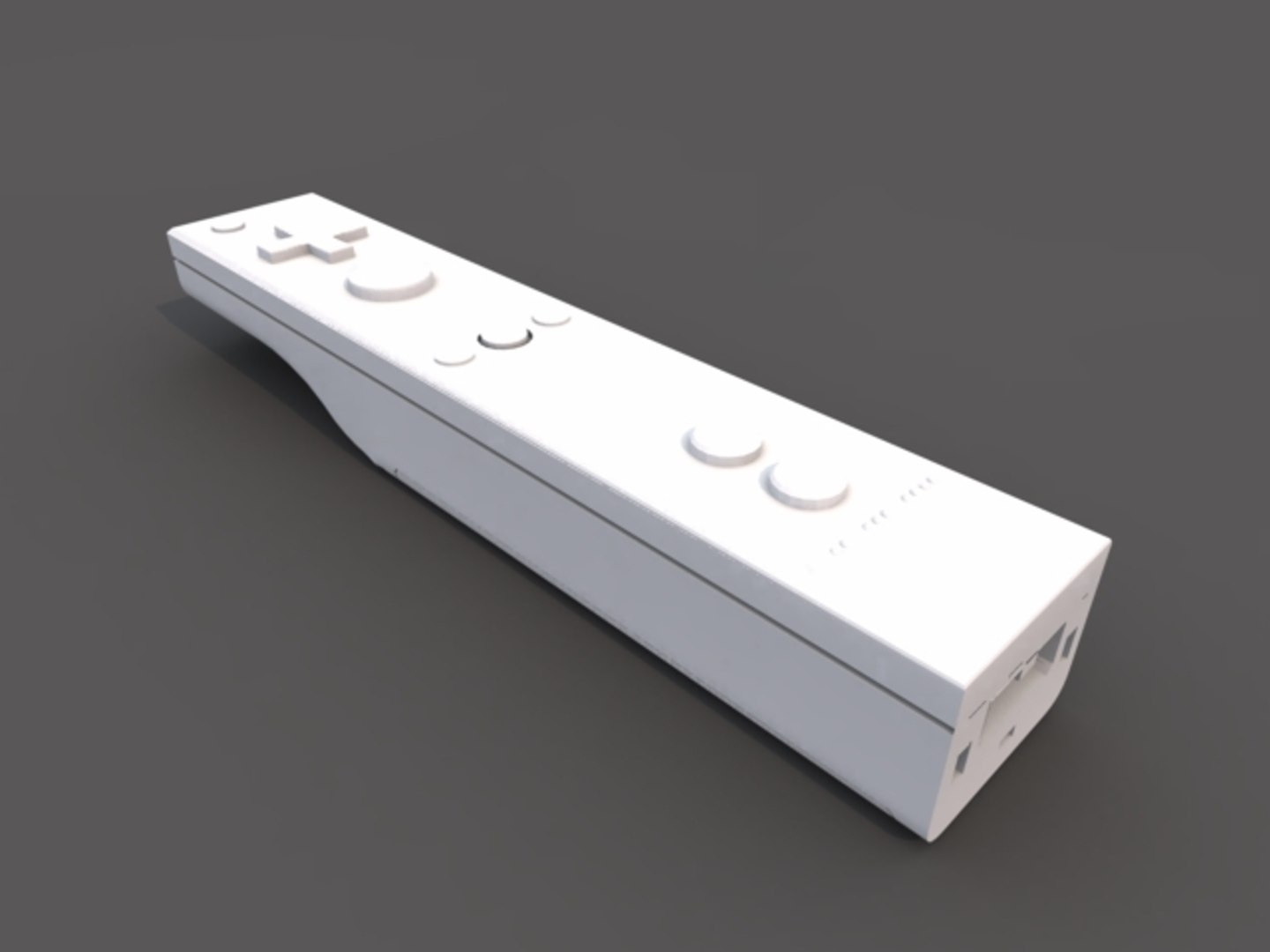 nintendo wii controller 3d model