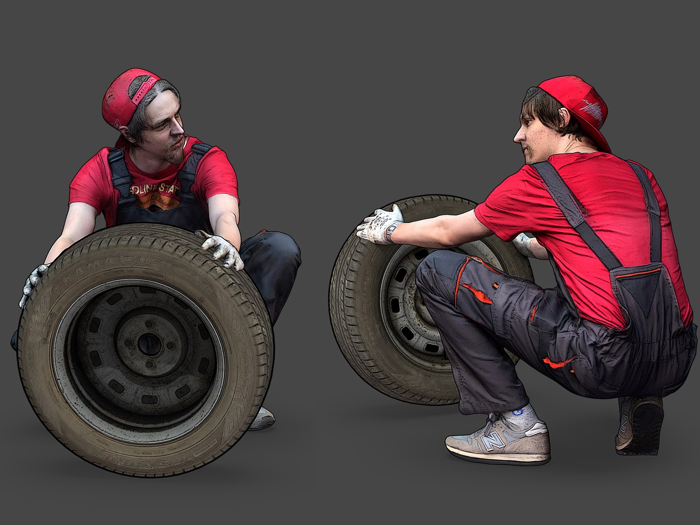 Stylized Car Mechanic Character 3D Model - TurboSquid 1723903