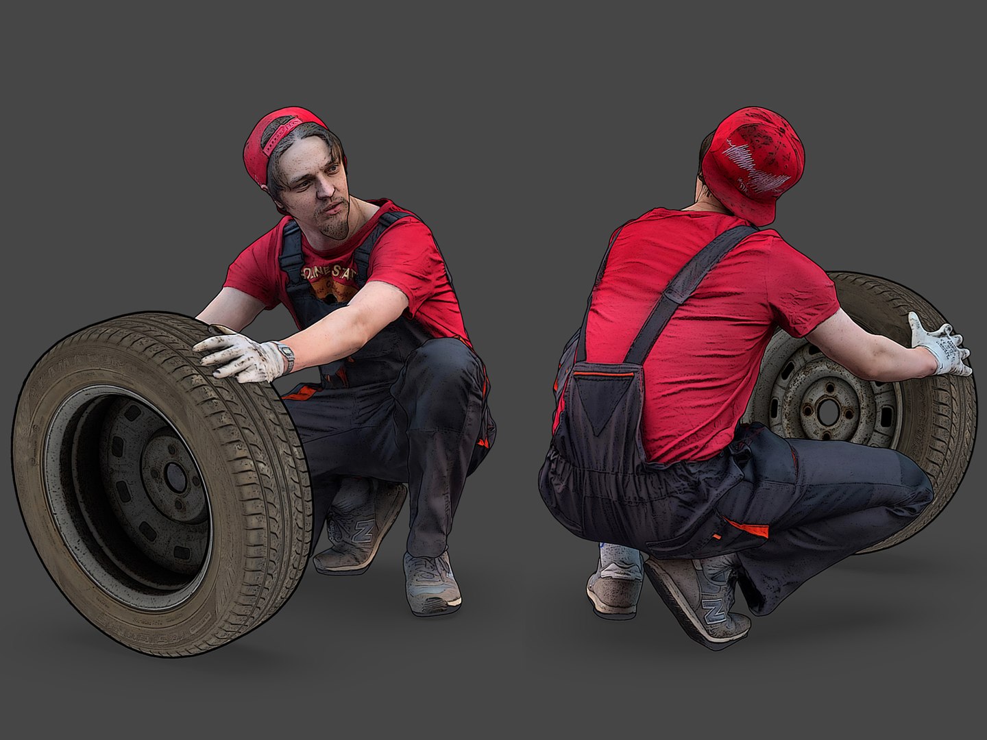 Stylized Car Mechanic Character 3D Model - TurboSquid 1723903