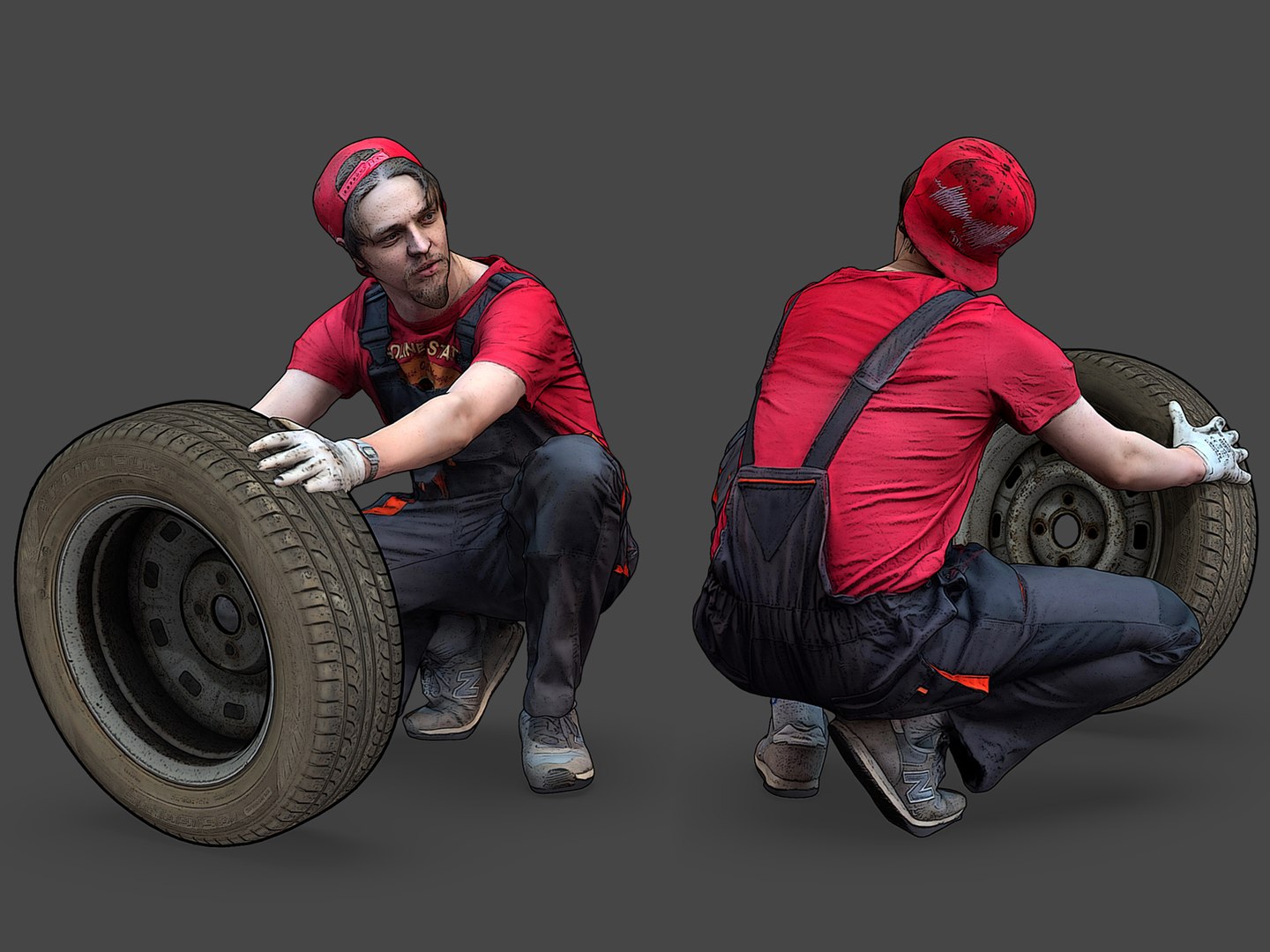 Stylized Car Mechanic Character 3D Model - TurboSquid 1723903