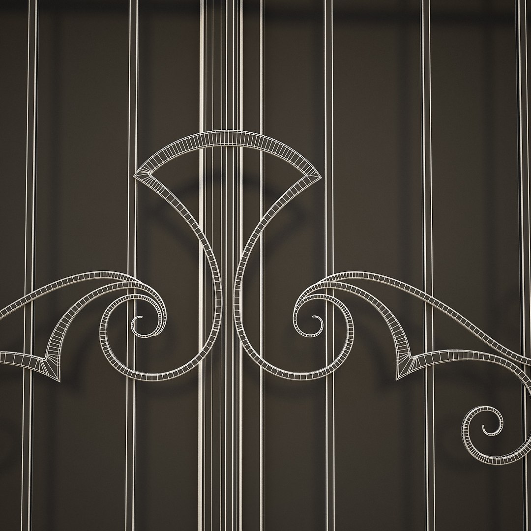 3d model windows security bars