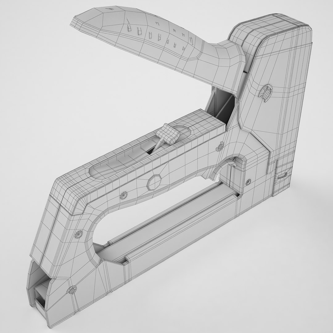 Staple Gun Model - TurboSquid 1494367
