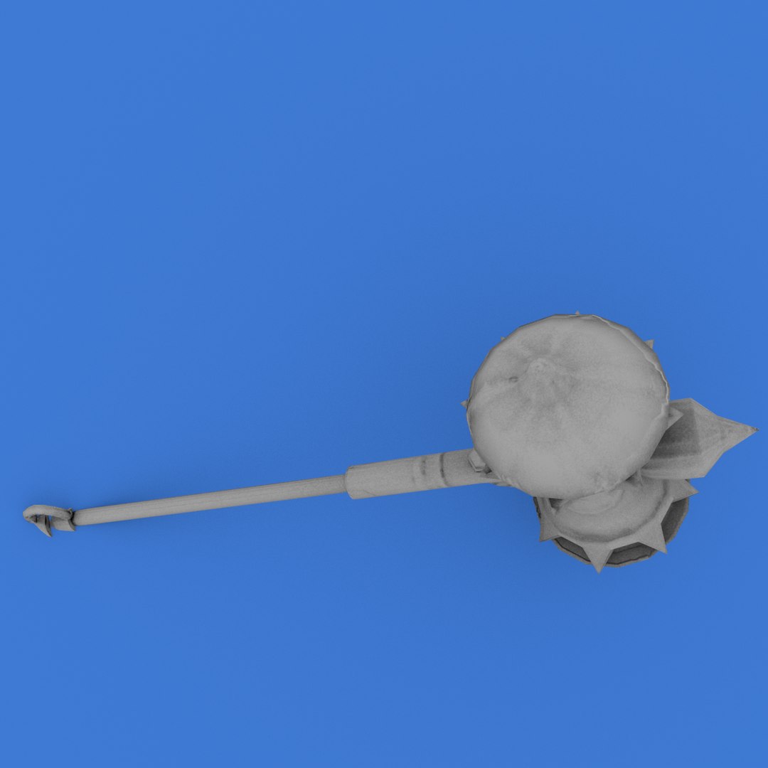 blunt 3d model