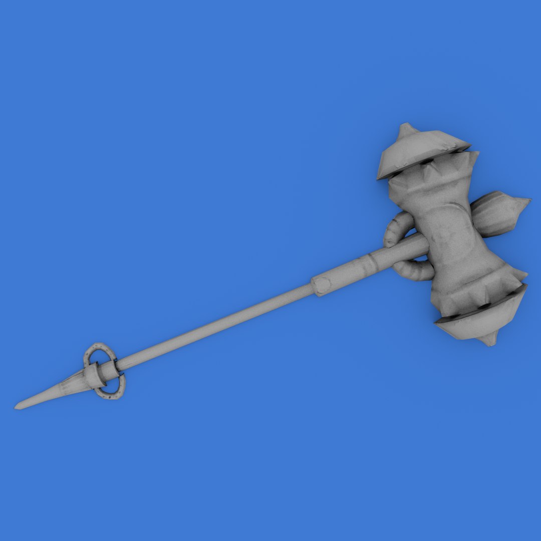 blunt 3d model