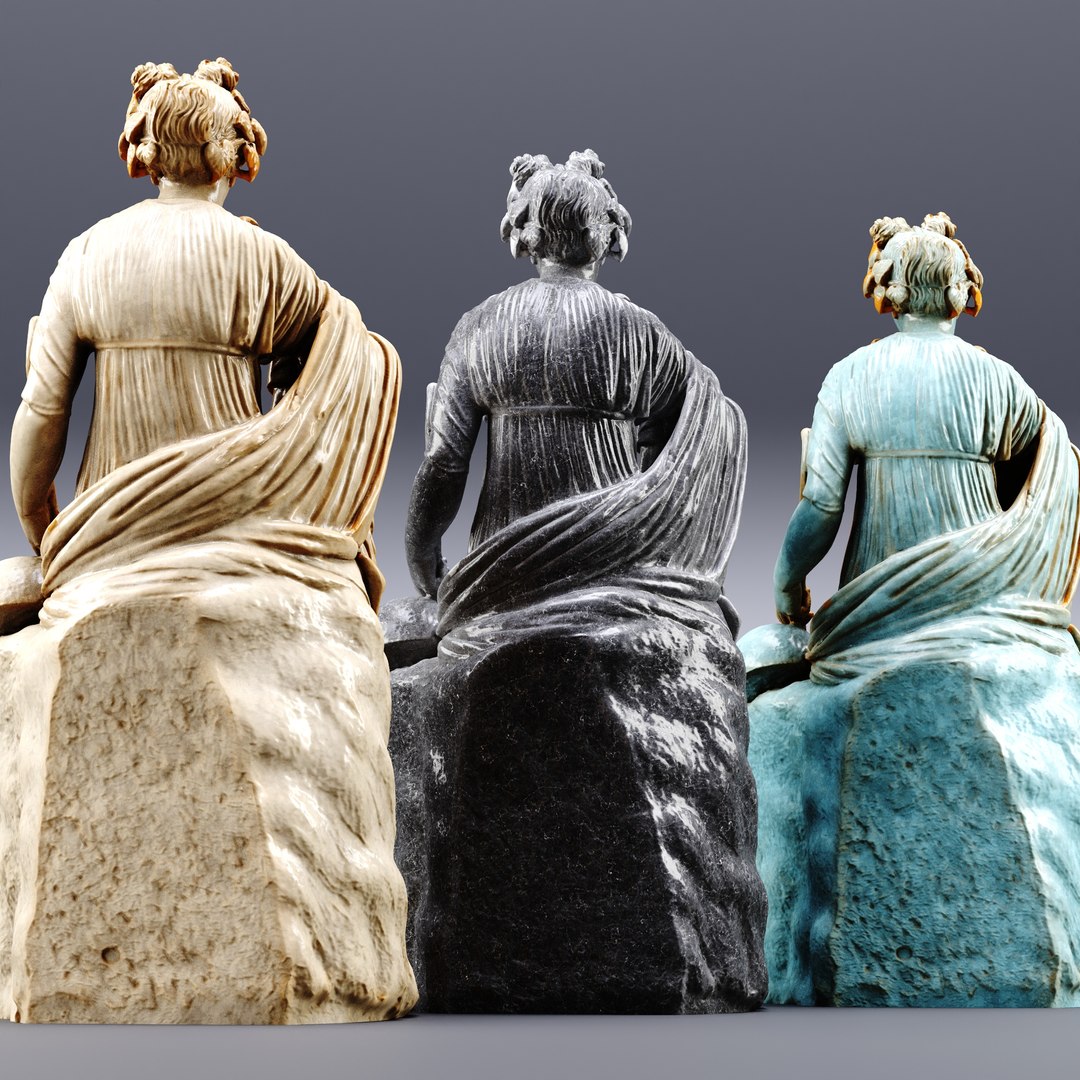 3D Model Greek Sculpture - TurboSquid 2250265