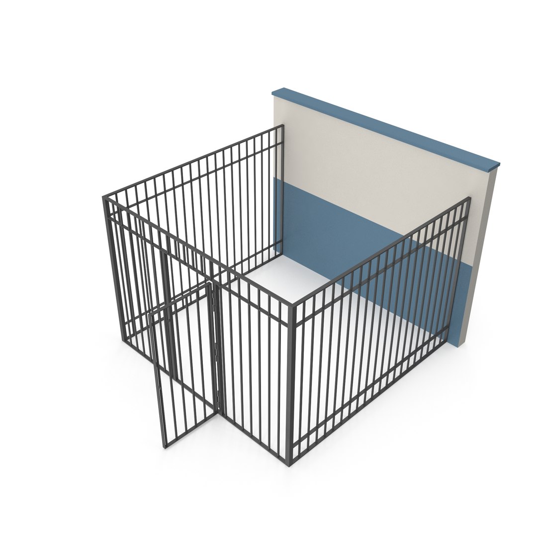 3D Iron Prison Cage Model - TurboSquid 2164459