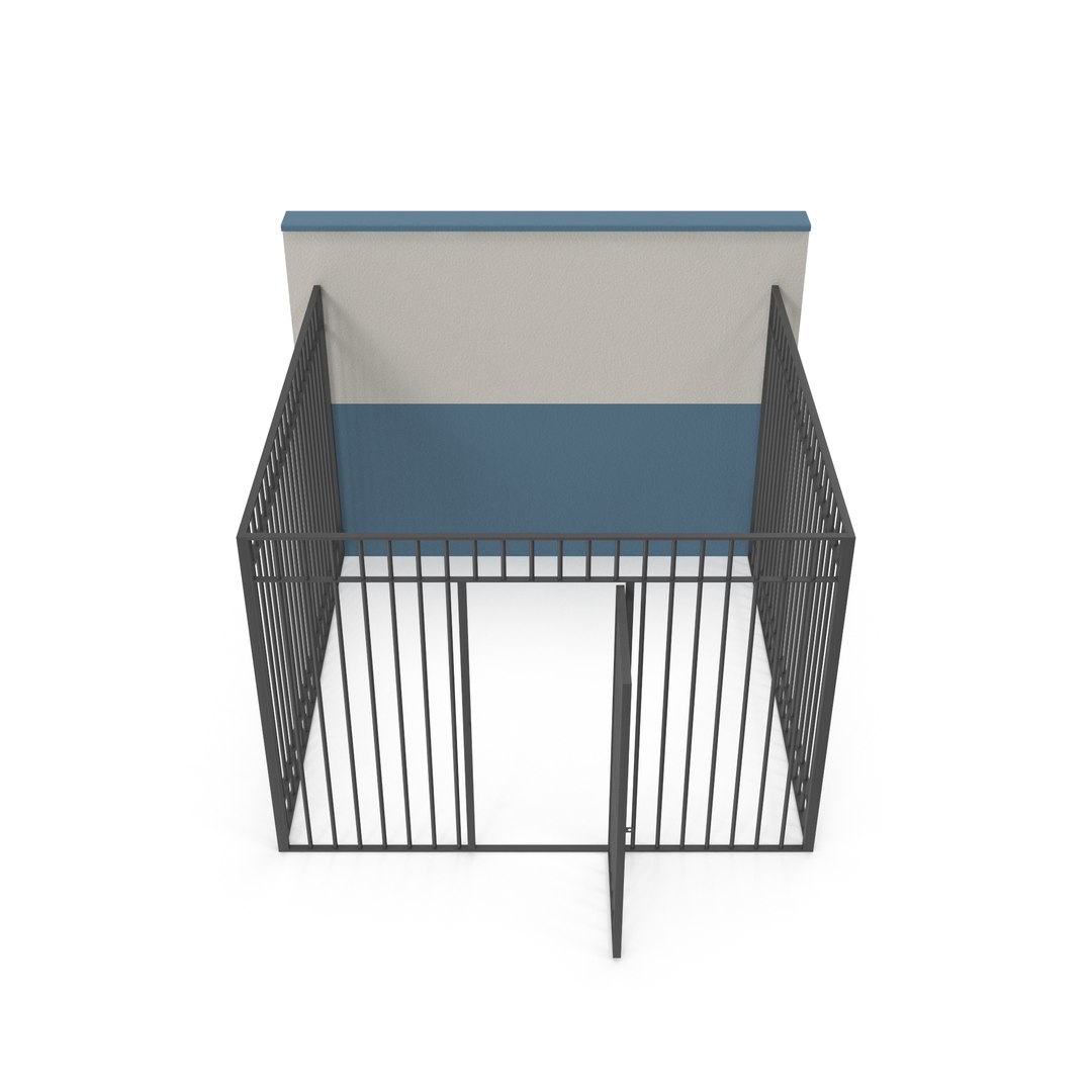 3D Iron Prison Cage Model - TurboSquid 2164459