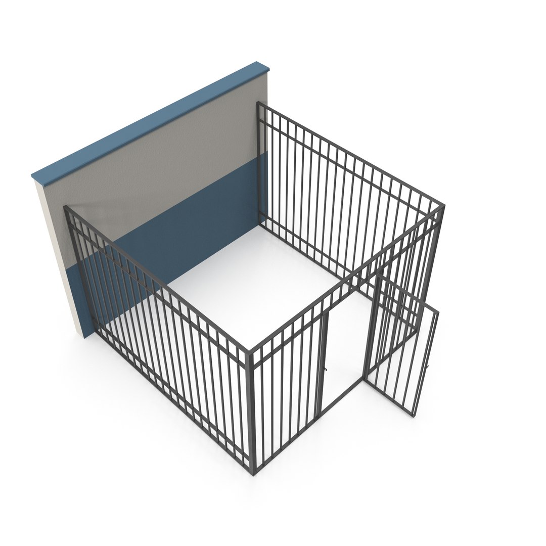 3D Iron Prison Cage Model - TurboSquid 2164459
