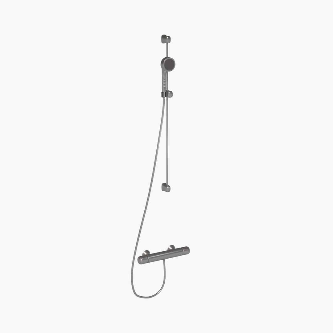 Shower mixer 3D model - TurboSquid 1532803