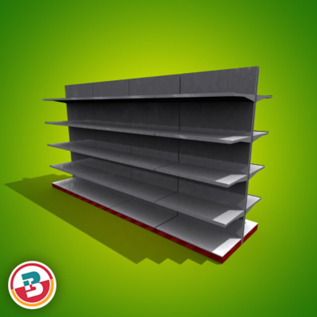 3d Grocery Display Cases Retail