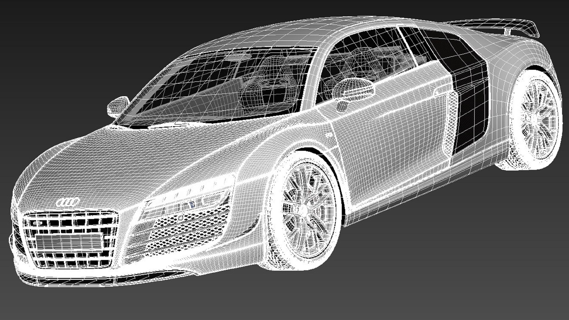 2015 Audi R8 3d Model