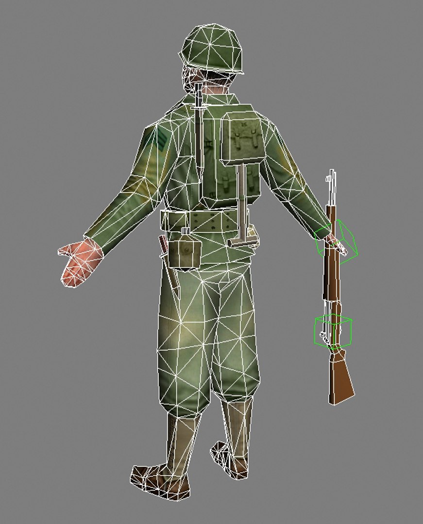 Gi Soldier Ww2 2 Max