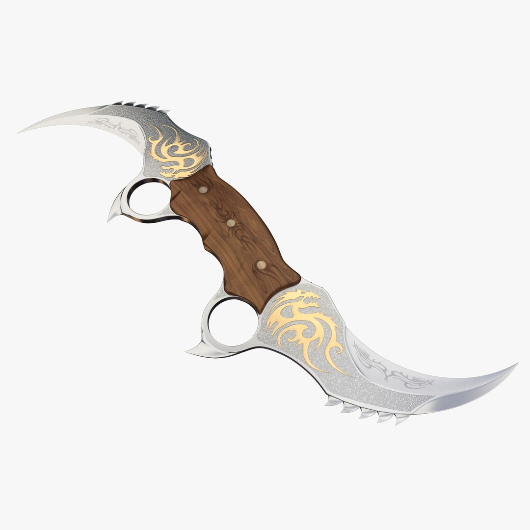 Karambit Double-dual Blade 3D - TurboSquid 1277977