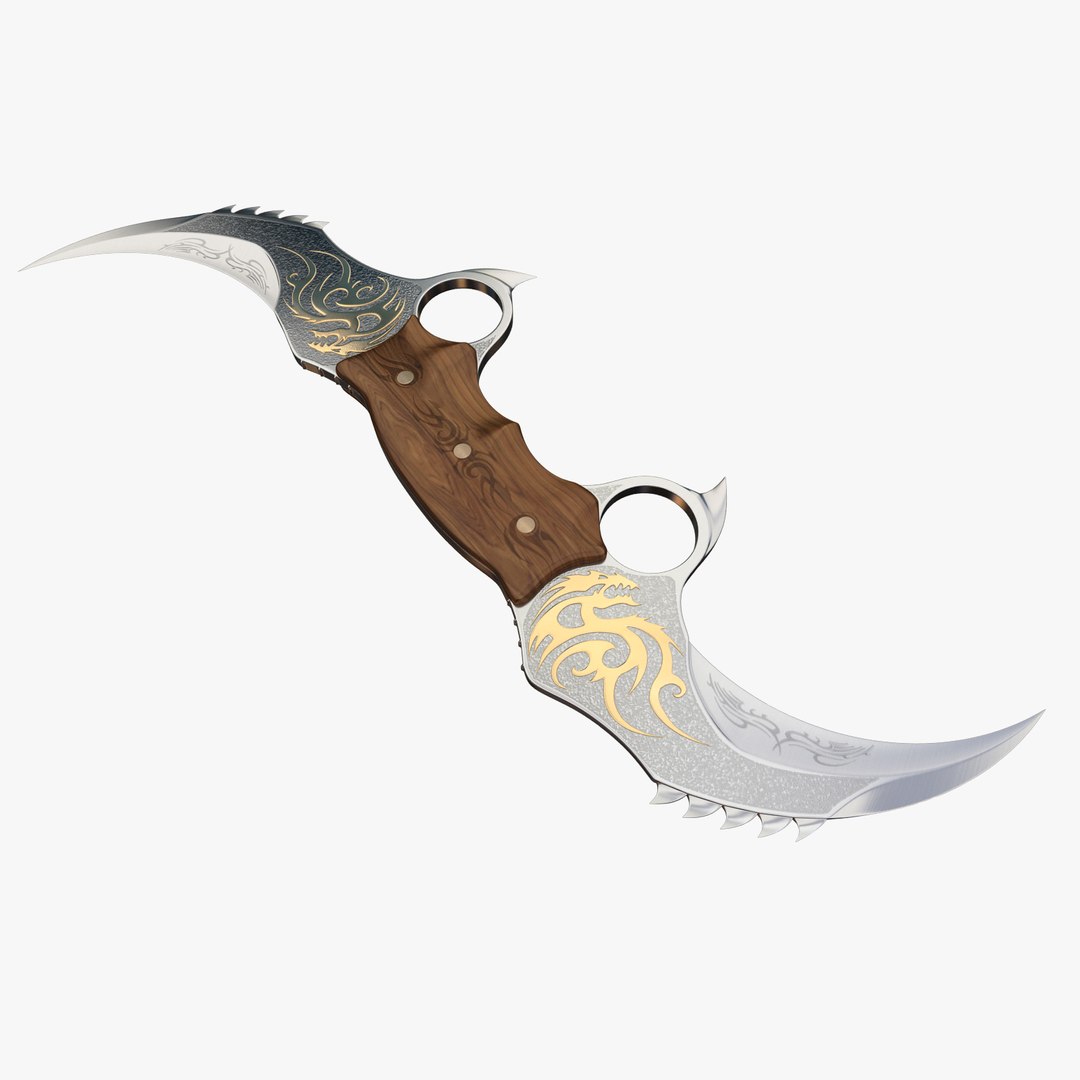 Karambit Double-dual Blade 3D - TurboSquid 1277977