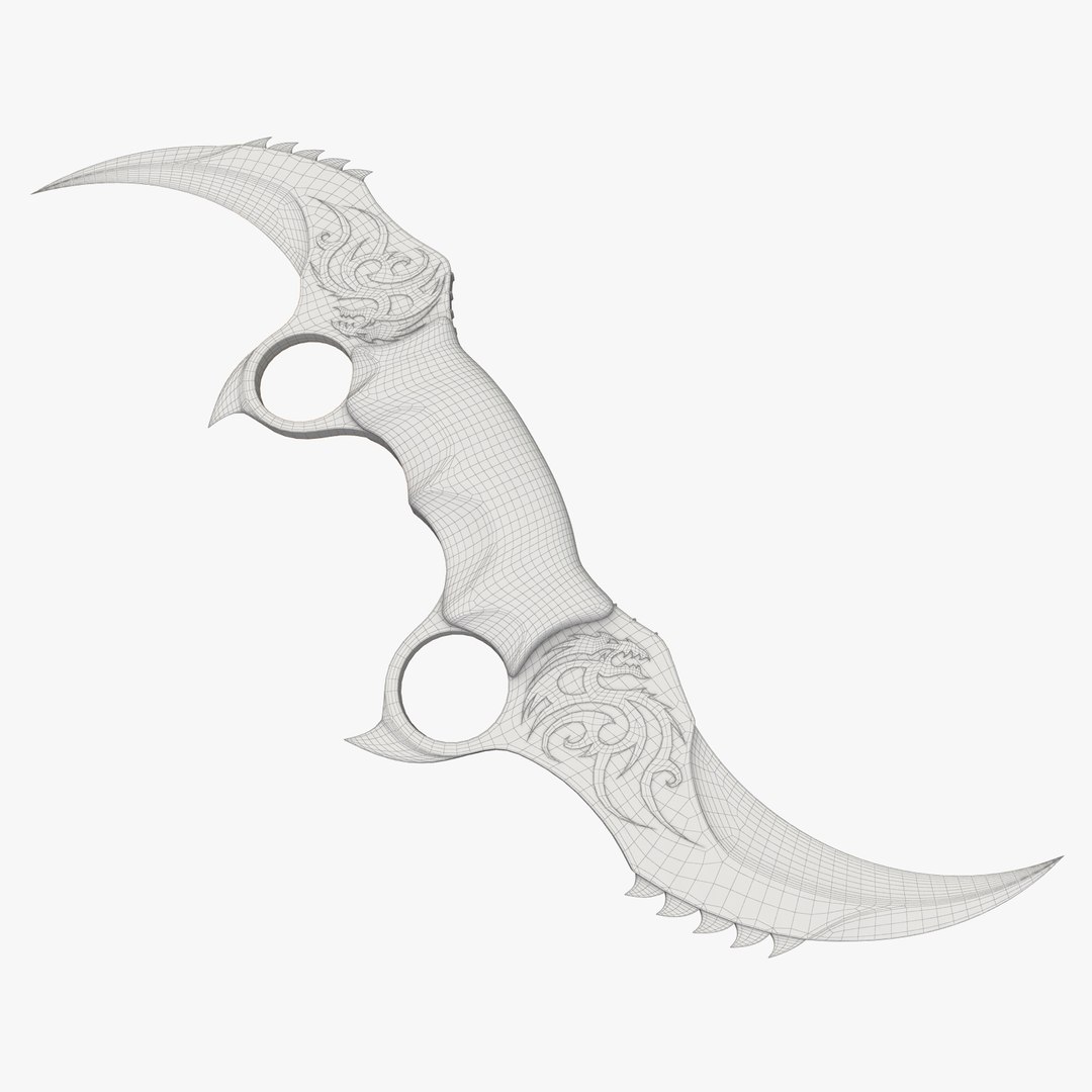 Karambit Double-dual Blade 3D - TurboSquid 1277977