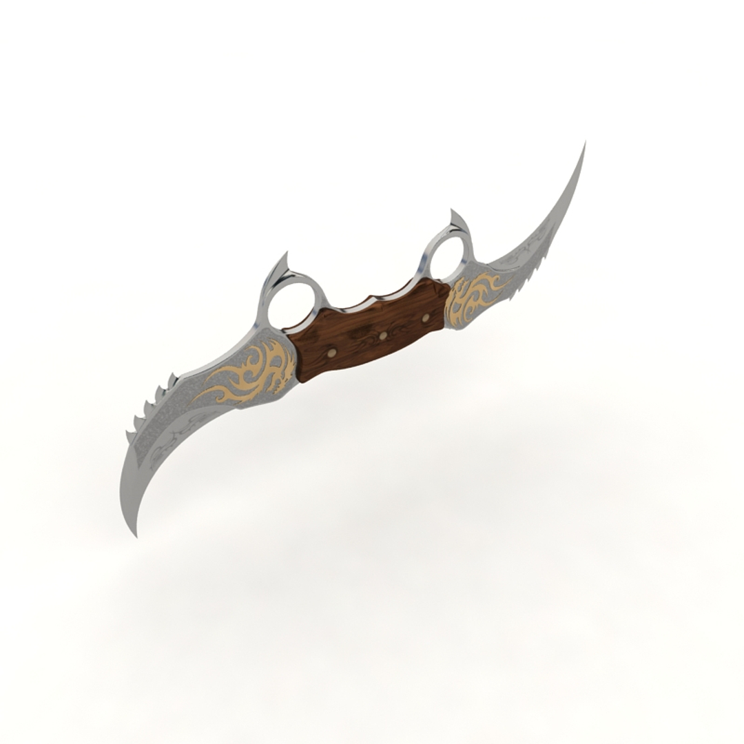 Karambit Double-dual Blade 3D - TurboSquid 1277977