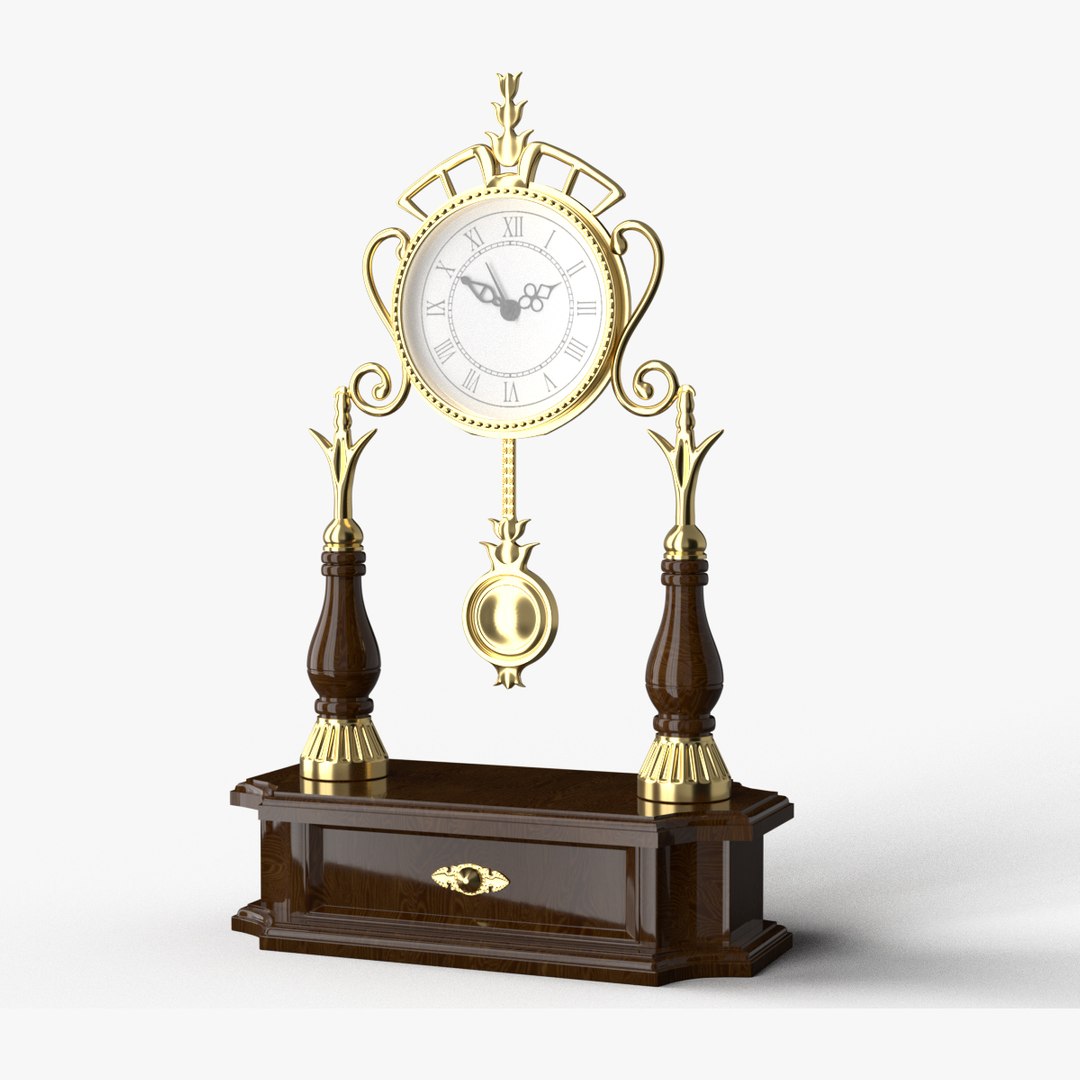 3D Pendulum Clock - TurboSquid 2033736