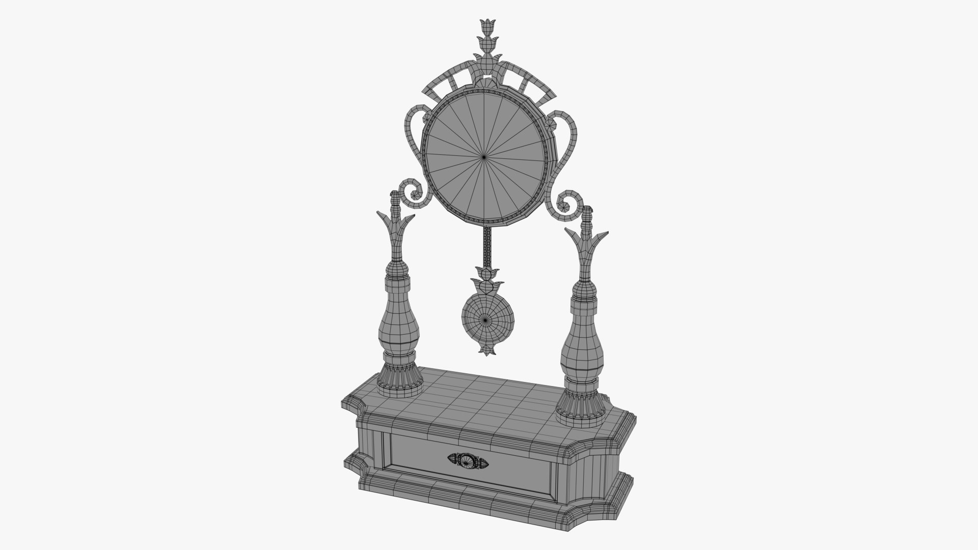 3D Pendulum Clock - TurboSquid 2033736