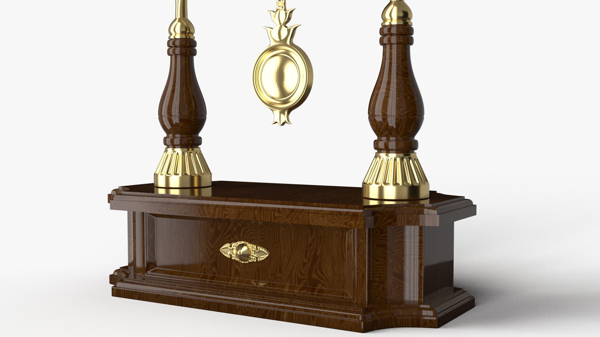 3D Pendulum Clock - TurboSquid 2033736