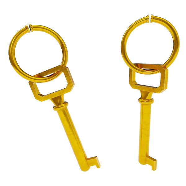 3D Gold key 3d model model - TurboSquid 1976562