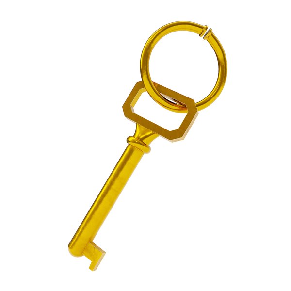 3D Gold key 3d model model - TurboSquid 1976562