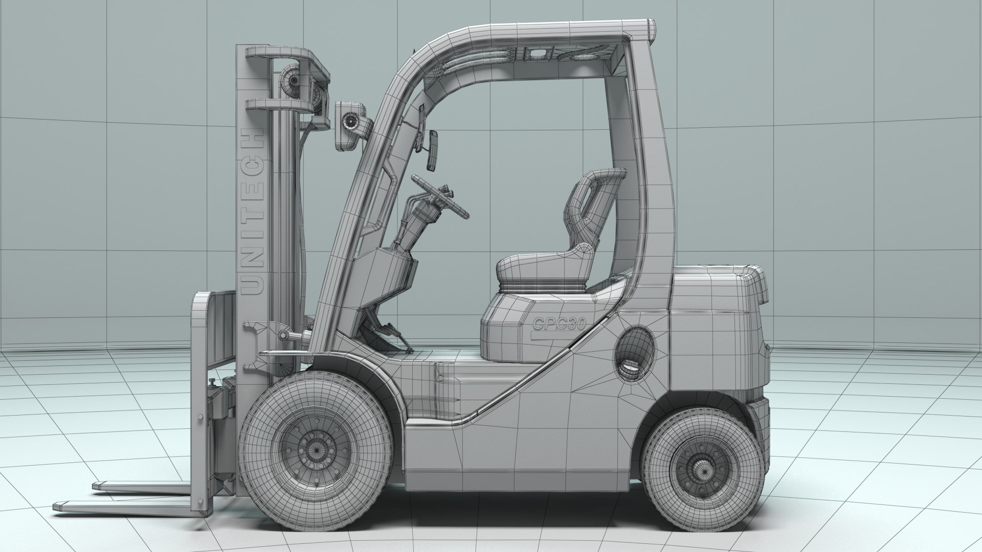3D Forklift Model - TurboSquid 2183828
