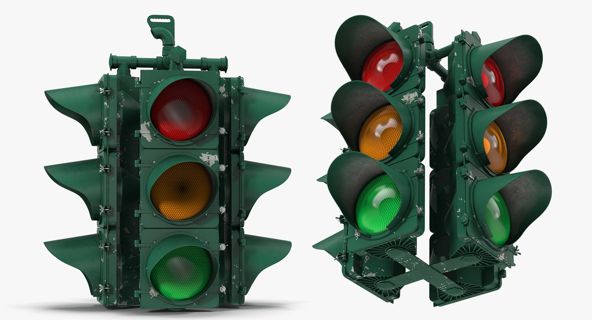 Stop Lights Collection 3 model - TurboSquid 1723783