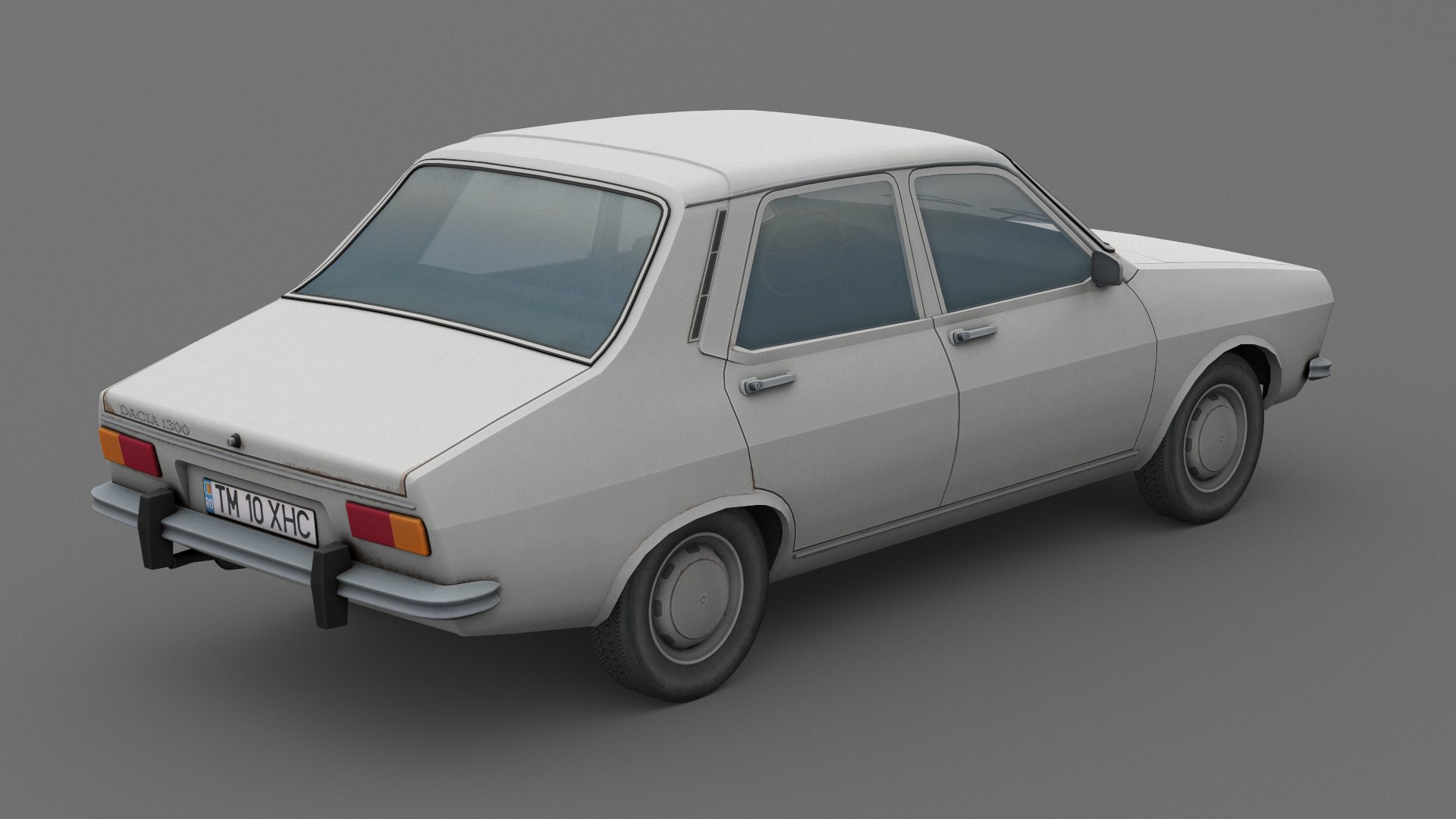 Dacia 1300 Grey 3D Model - TurboSquid 1829805
