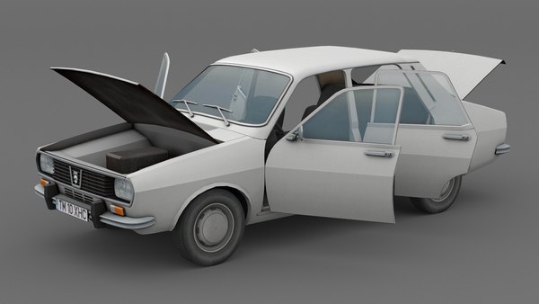 Dacia 1300 Grey 3D model - TurboSquid 1829805