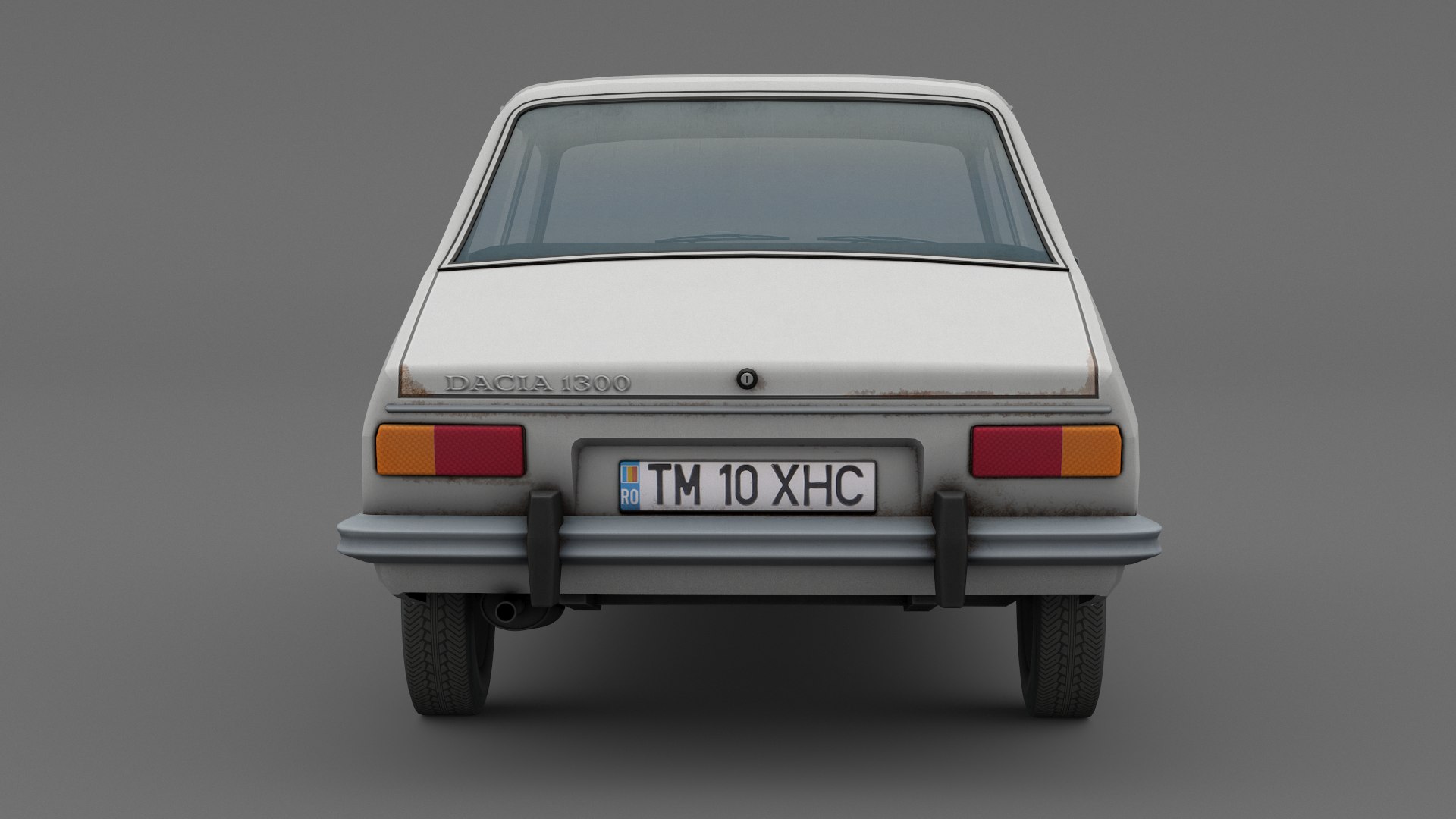 Dacia 1300 Grey 3D Model - TurboSquid 1829805