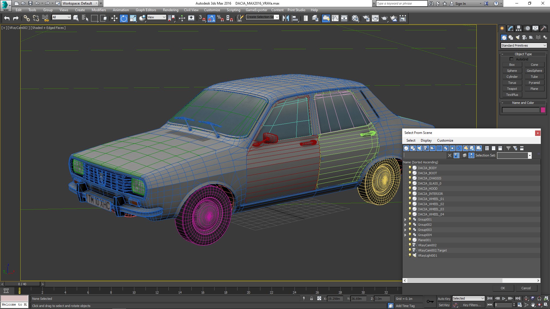 Dacia 1300 Grey 3D Model - TurboSquid 1829805