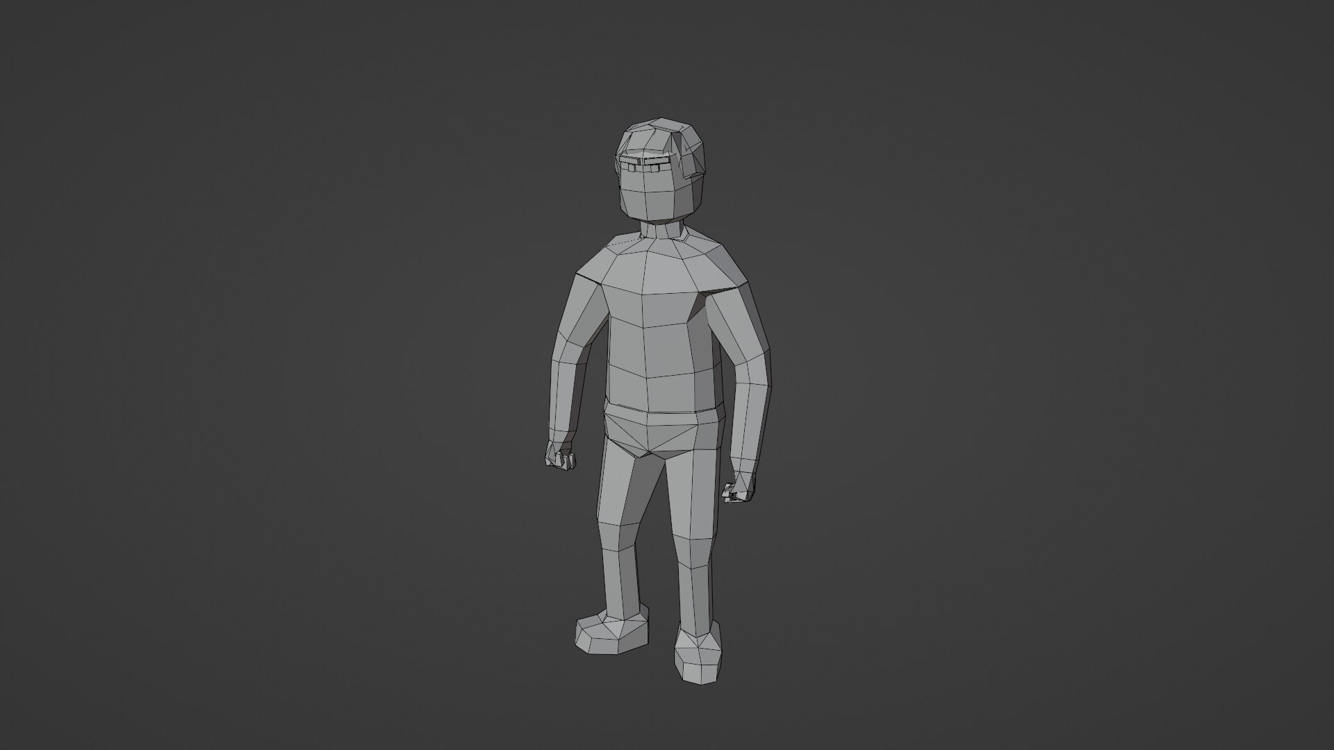 3D LOW POLY Base Char Male - TurboSquid 2207359