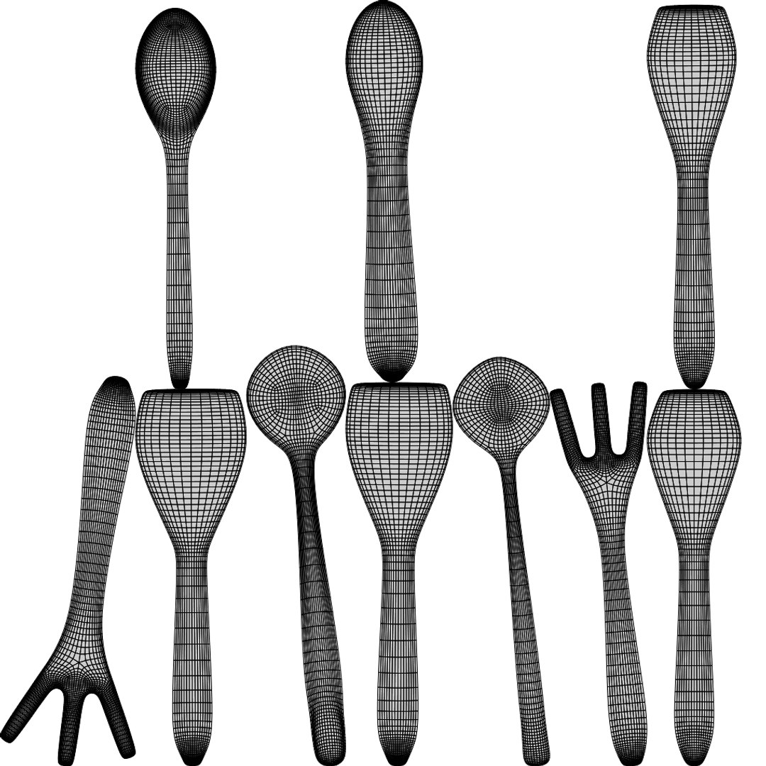 3D Cooking Utensils - TurboSquid 1887685