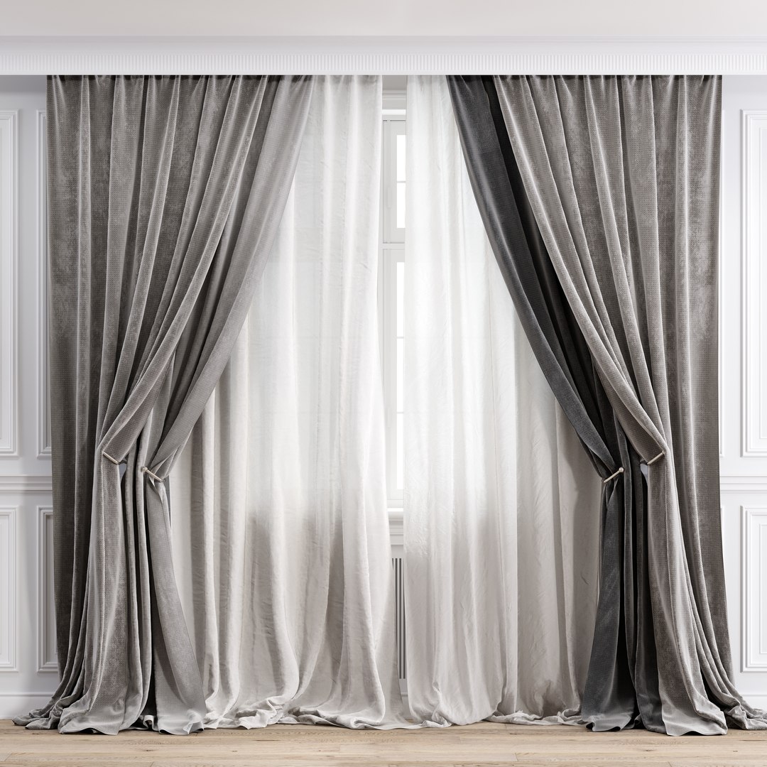3D CURTAINS 545C Model - TurboSquid 2179630