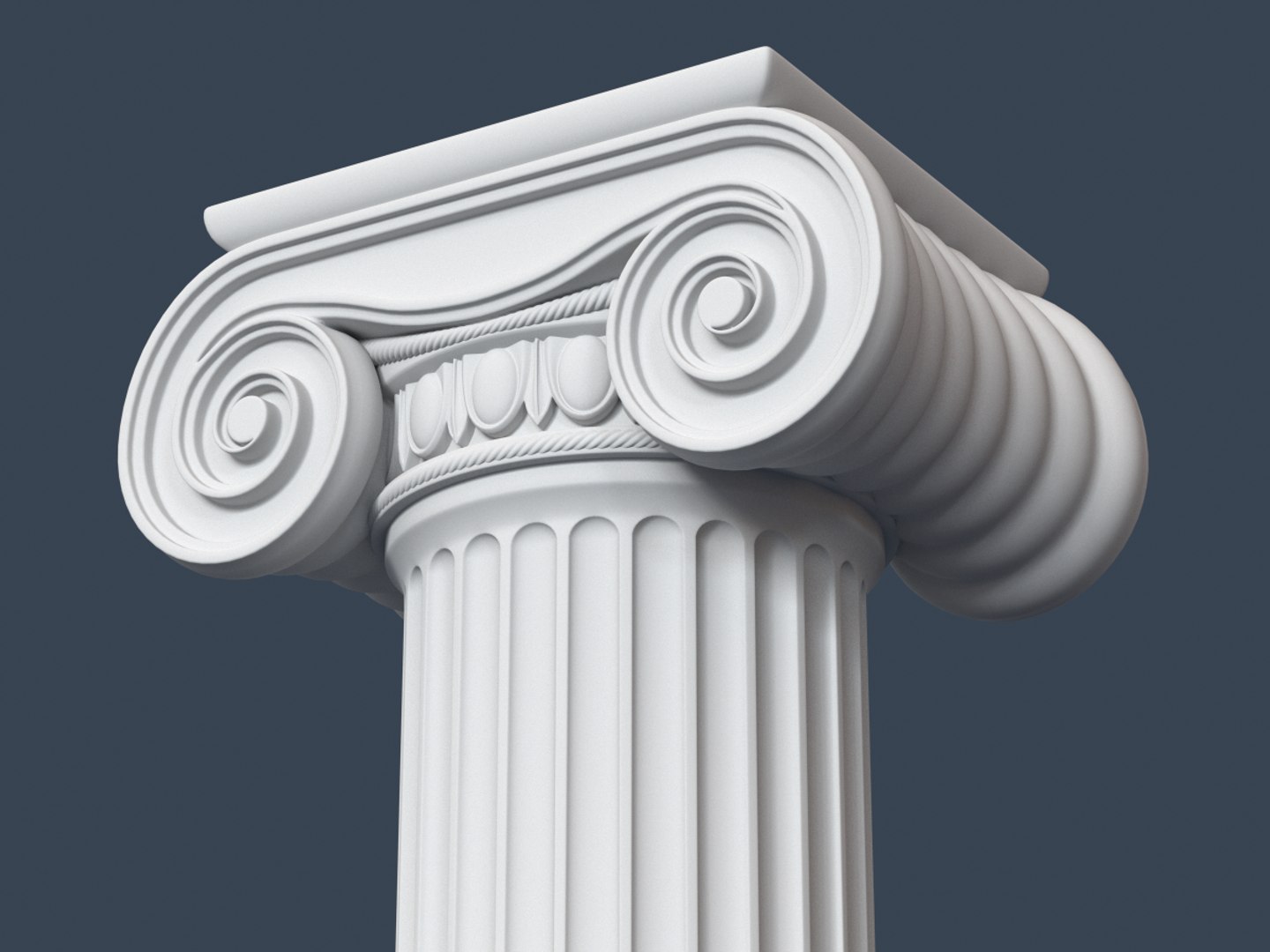 3d Classical Column Model