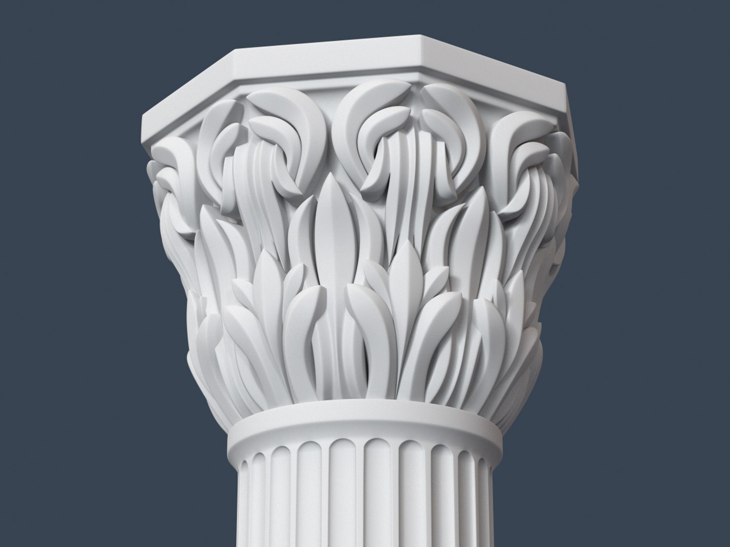 3d Classical Column Model