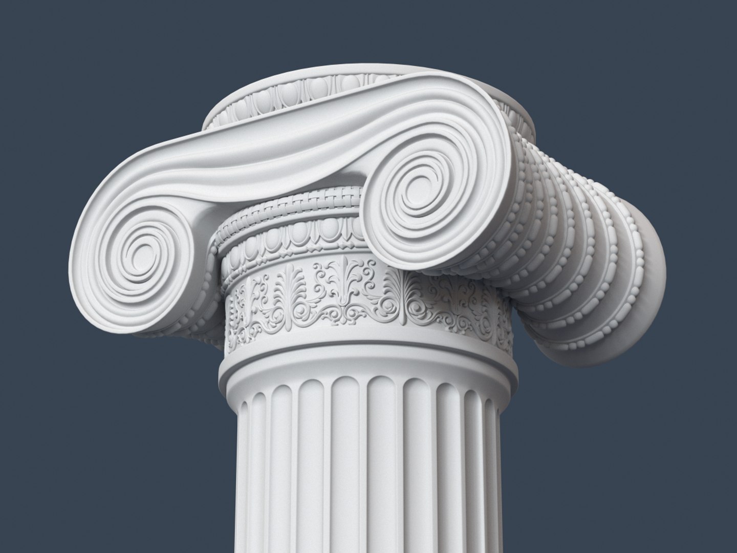 3d Classical Column Model