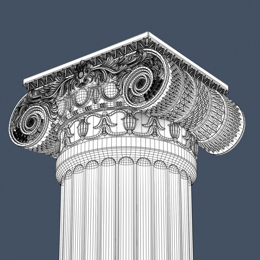 3d Classical Column Model