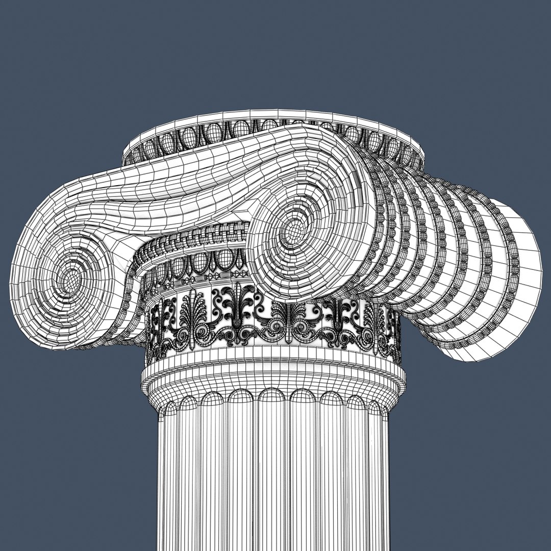 3d Classical Column Model