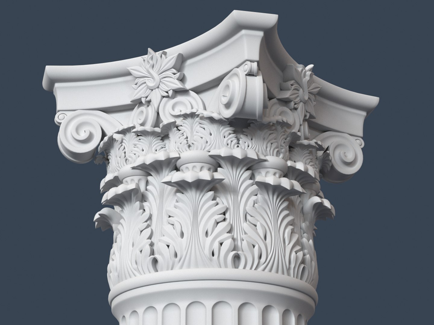3d Classical Column Model