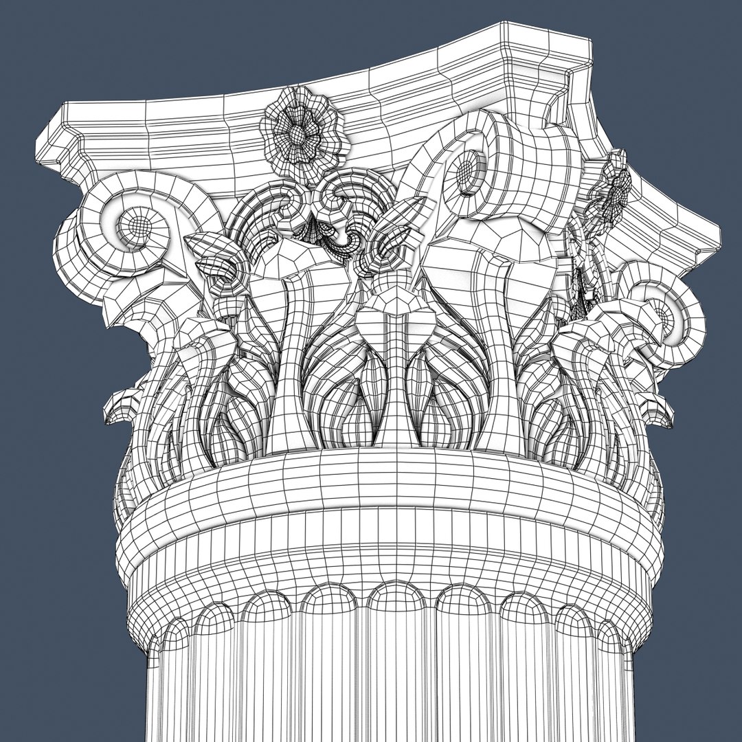3d Classical Column Model
