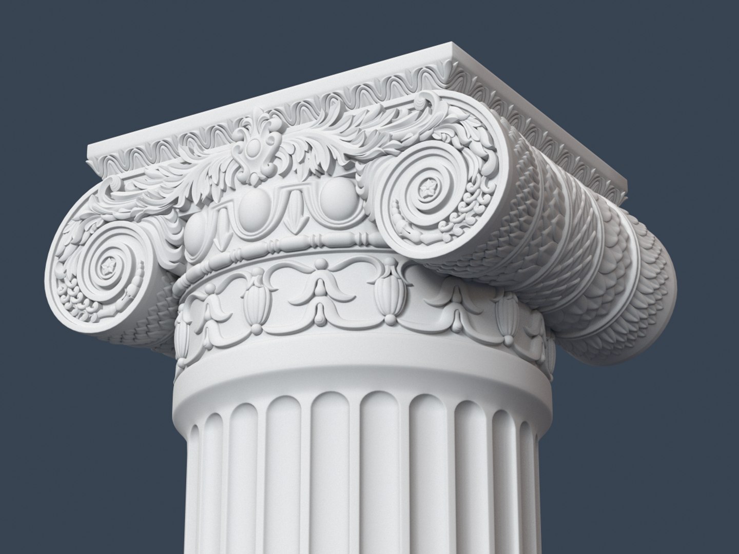 3d Classical Column Model