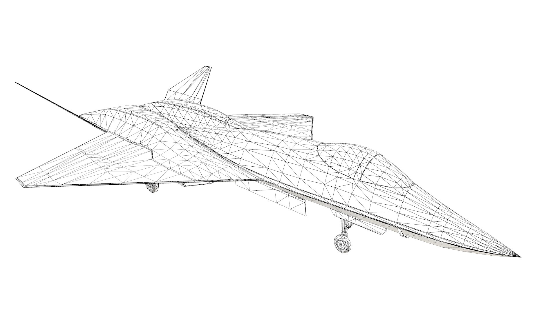 Yf-23 fighter jet 3D model - TurboSquid 1666010