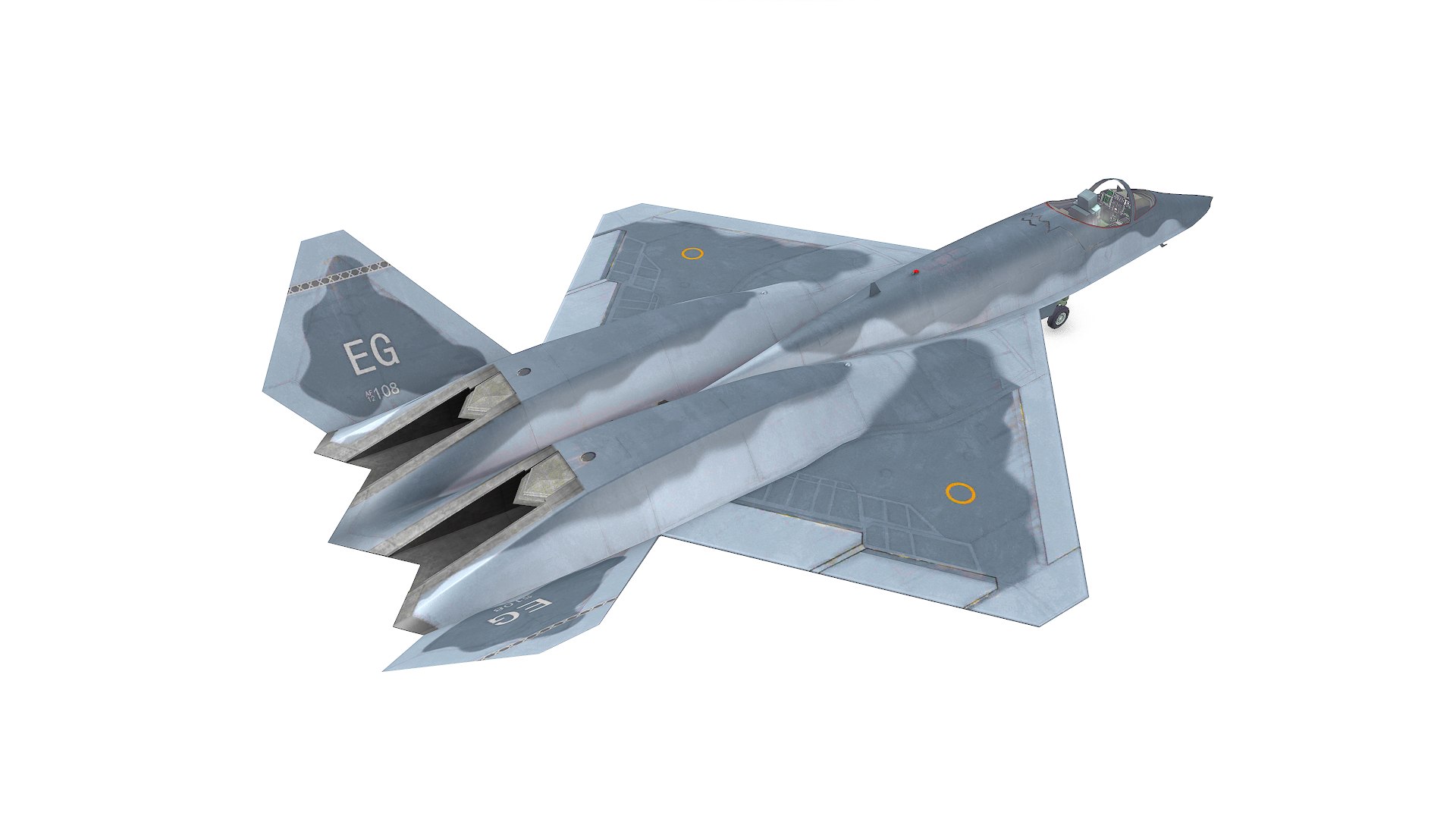 Yf-23 Fighter Jet 3D Model - TurboSquid 1666010