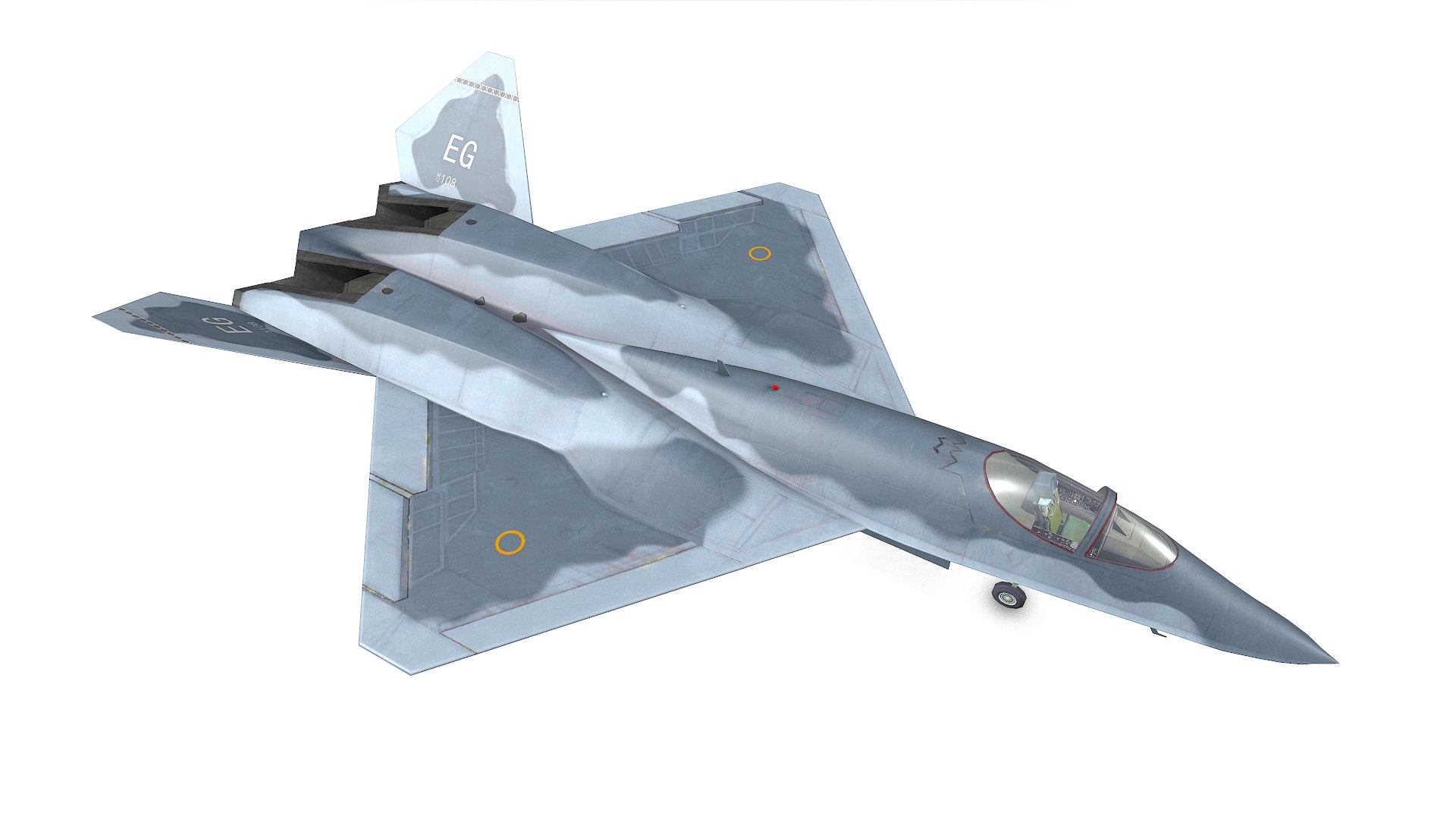 Yf-23 Fighter Jet 3D Model - TurboSquid 1666010